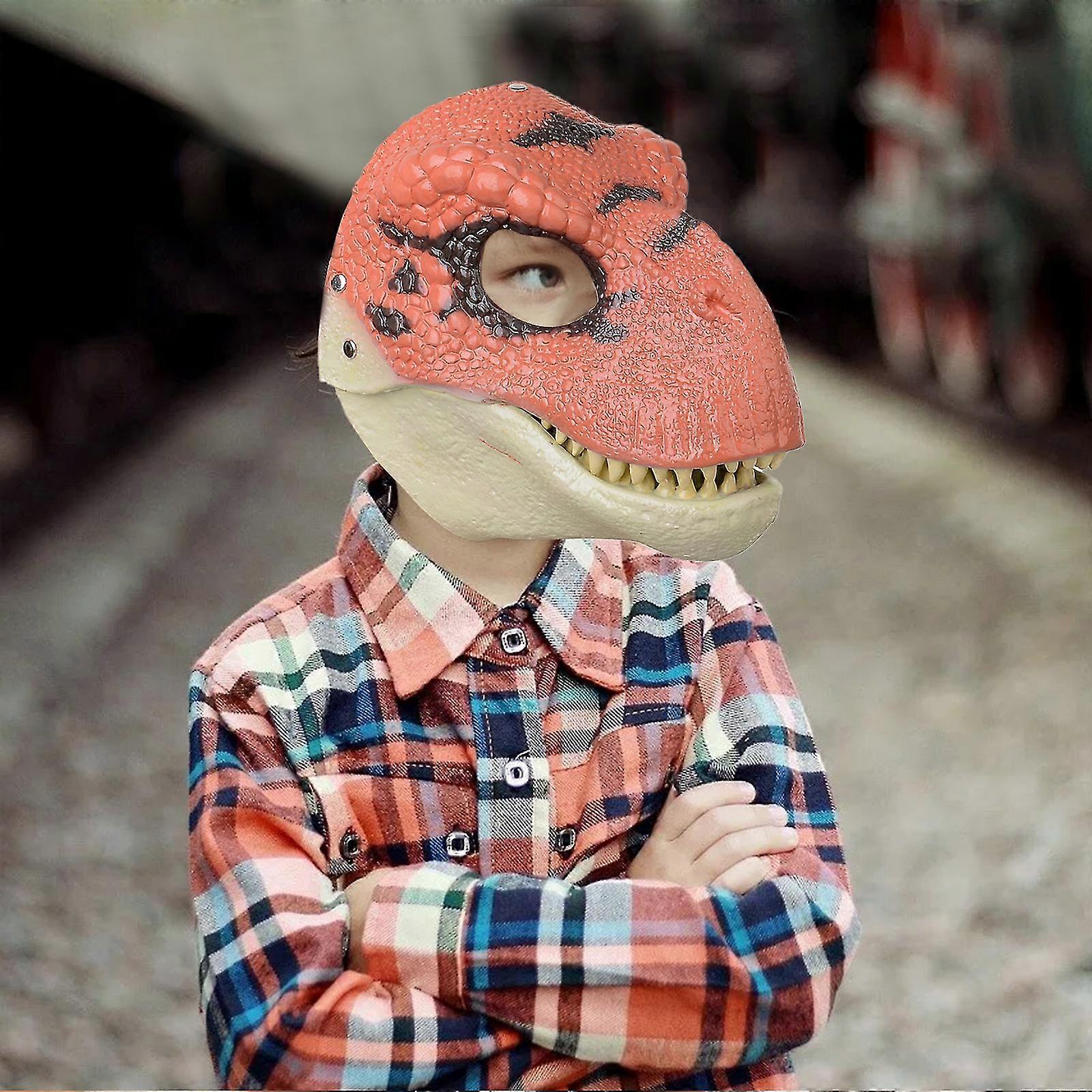 Dinosaur Mask Headgear,jurassic World Dinosaur Toys With Opening Moving ...