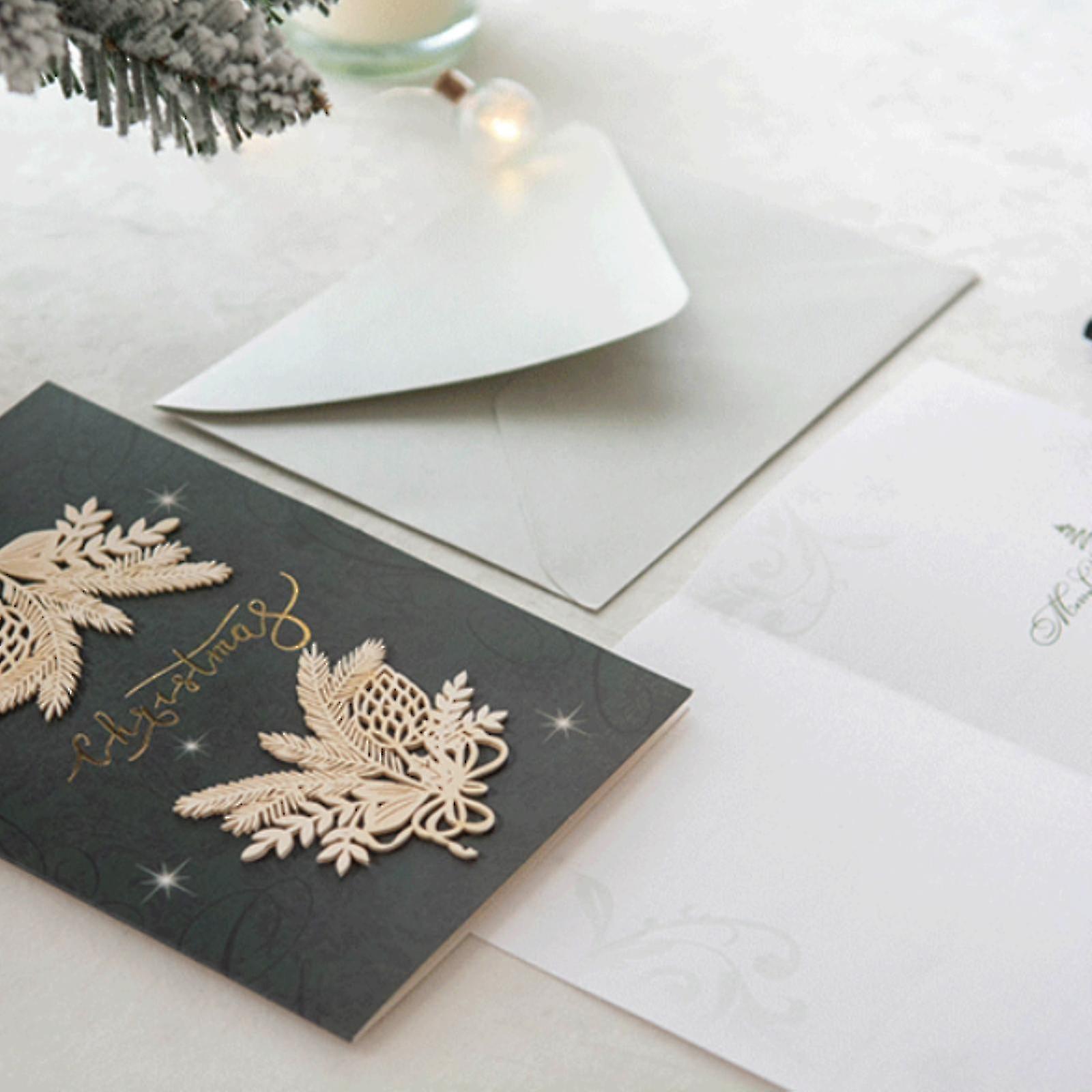 Christmas Greeting Cards, Embossing Designs Christmas Gift Cards With ...