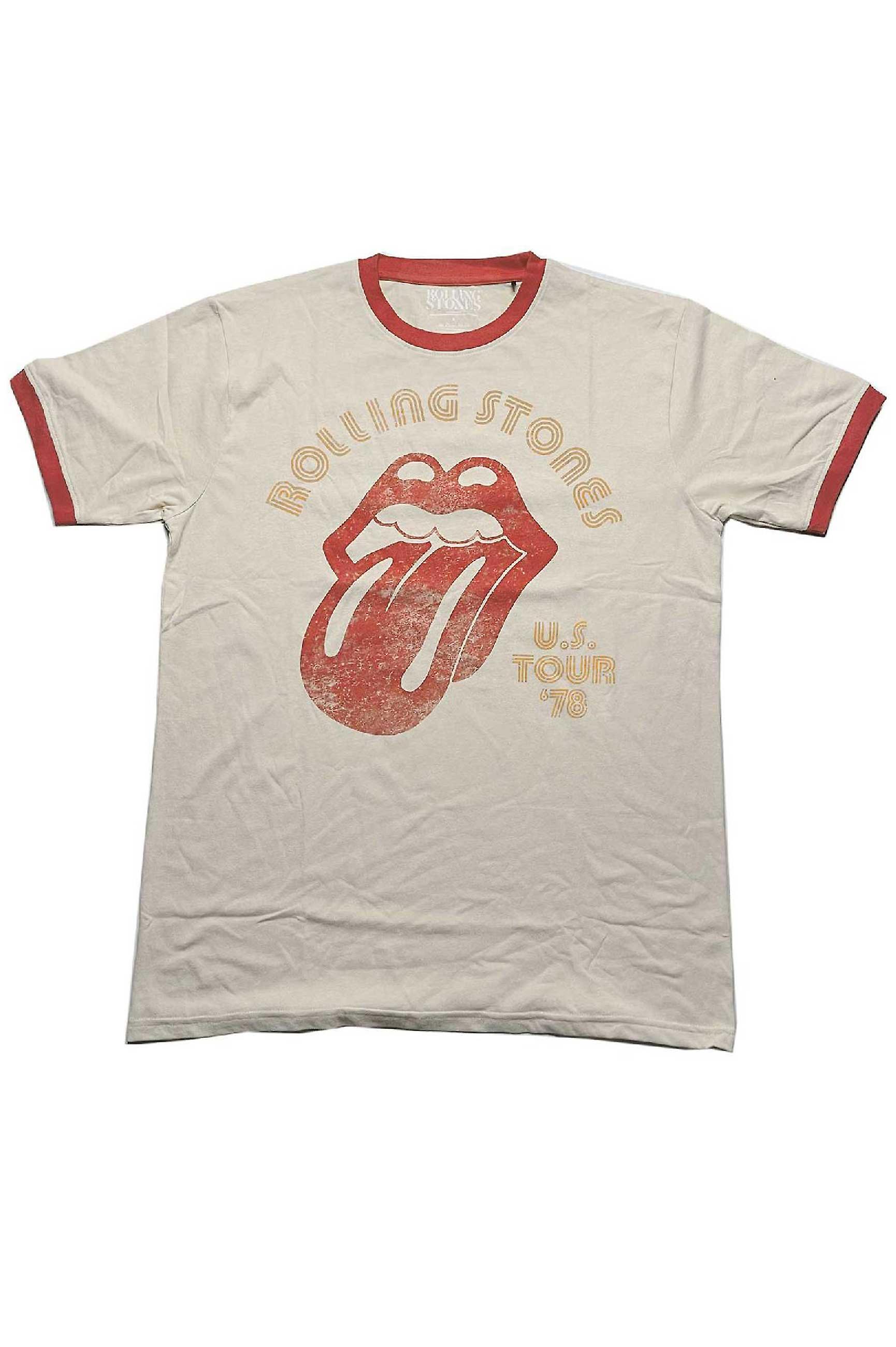 The Rolling Stones US Tour 78 Ringer T Shirt | Fruugo US