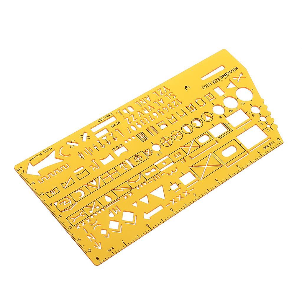 3x1pc Military Army Tactical Map Marking Symbol Drawing Draft Template ...