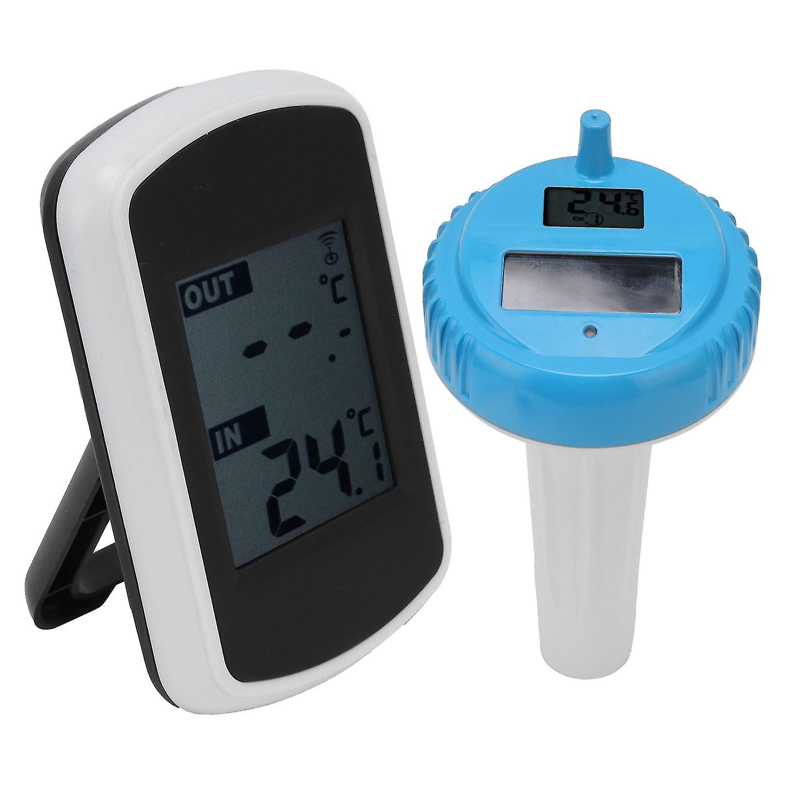 Floating Solar Wireless Thermometer Waterproof Swimming Pool Water ...