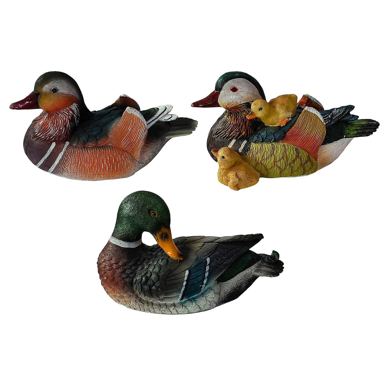 Realistic Resin Mandarin Duck Hunting Decoy Pool Pond Decors Female ...