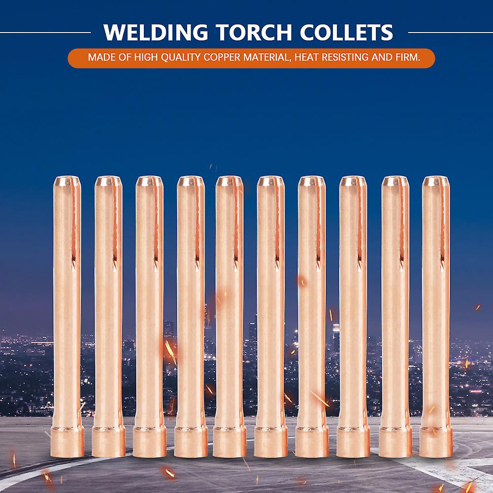 10Pcs 10N24 Welding Torch Collets for Tig Welding Torch WP-17/18/26 2 ...