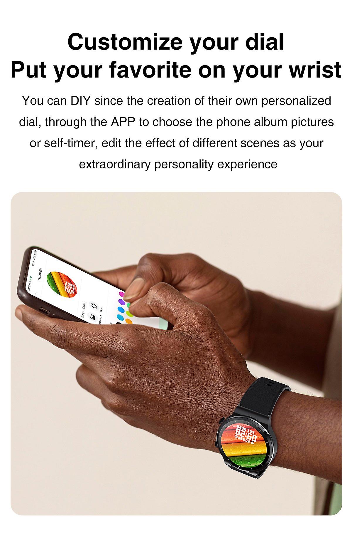 New G51 Support Tws Smart Watch 1.28 Inch Round Screen Bluetooth Call ...