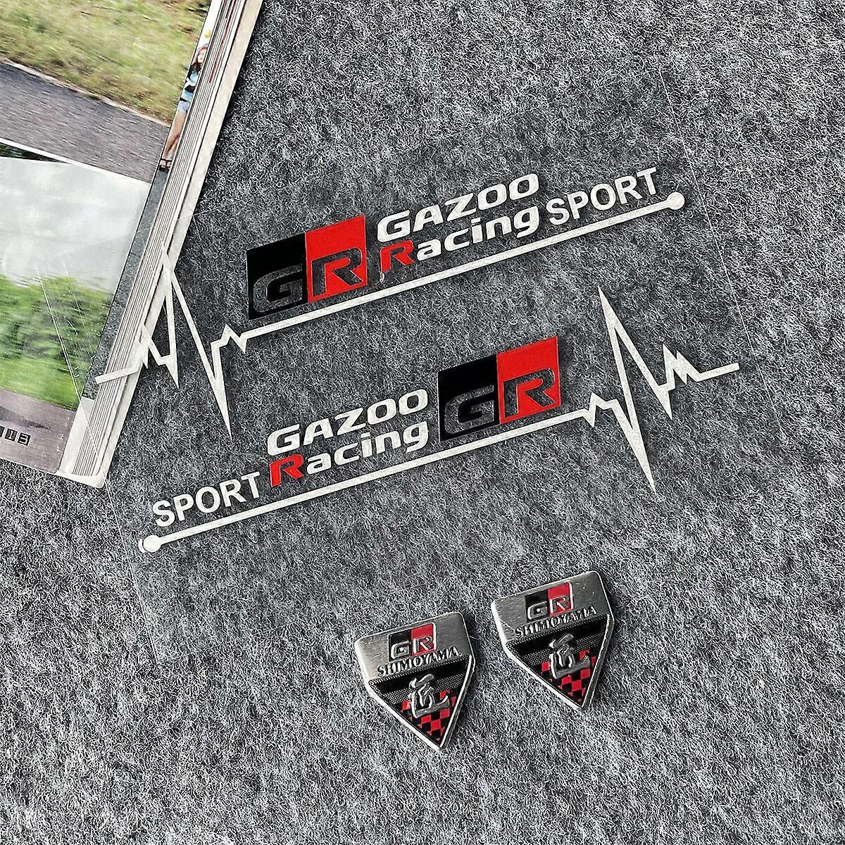 GR Sport Sticker Gazoo Racing Car Triangle Window Glass Decoration for ...