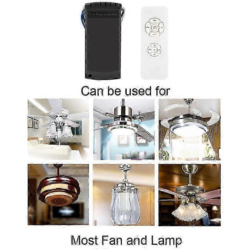 Ceiling fan remote control, radio-controlled remote control, fan ...