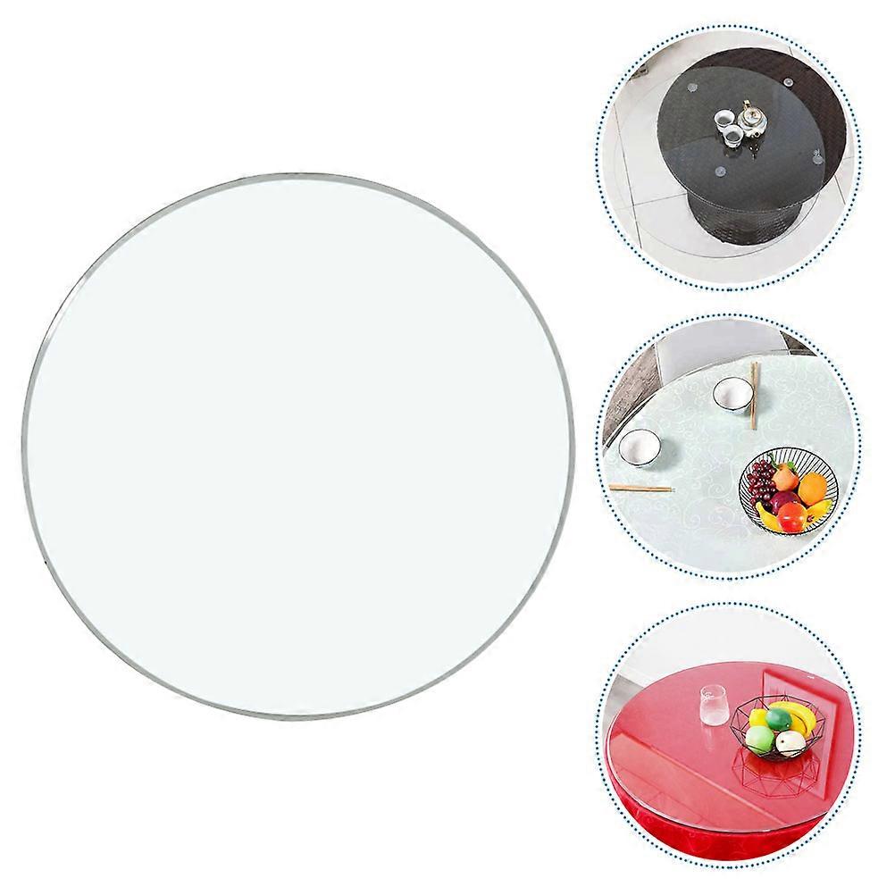Round Glass Table Top Transparent Tempered Glass Table Top Thickened ...