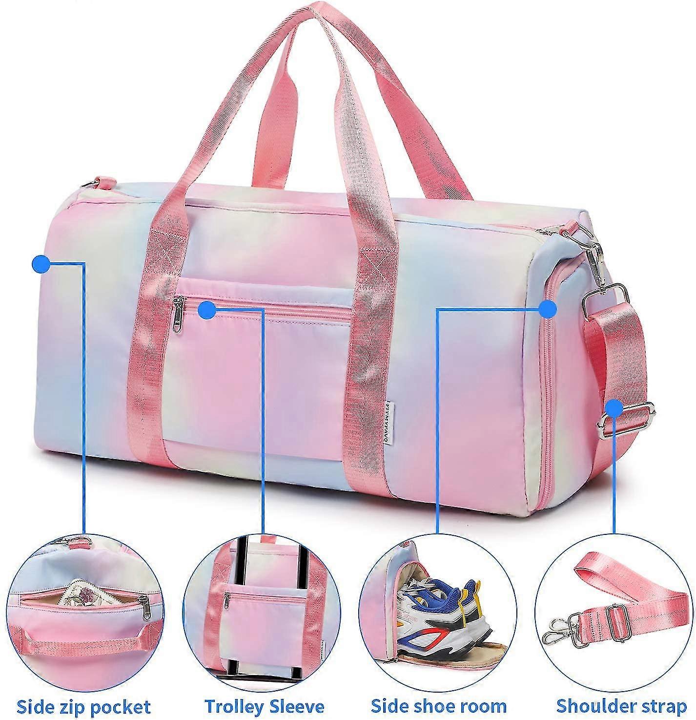 Duffel Bag For Girls Travel Weekender Bag Overnight Dance Duffle Bag ...