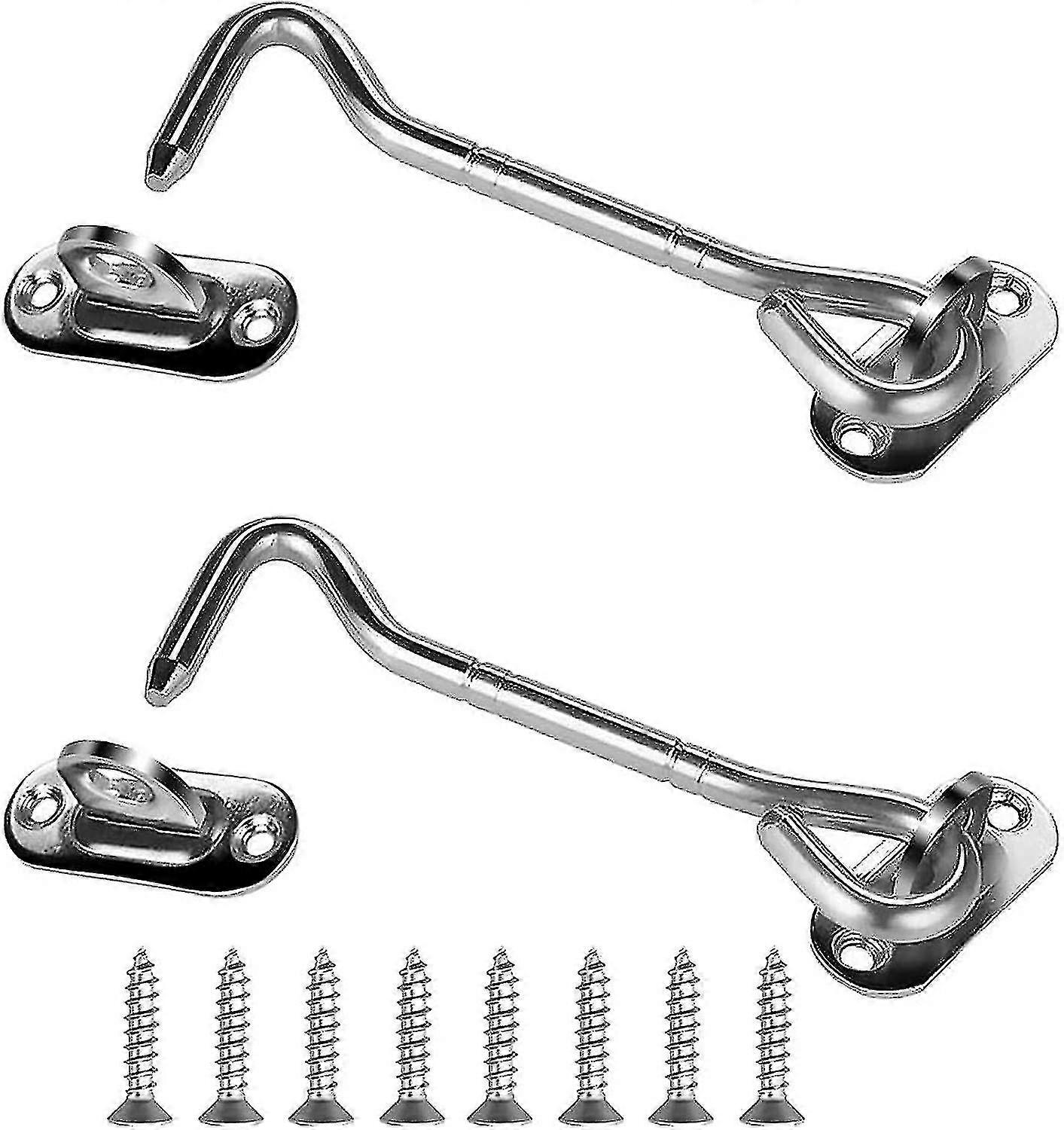 Storm Hook, Hook Lock Stainless Steel 2 Pieces, Cabin Hook For The ...