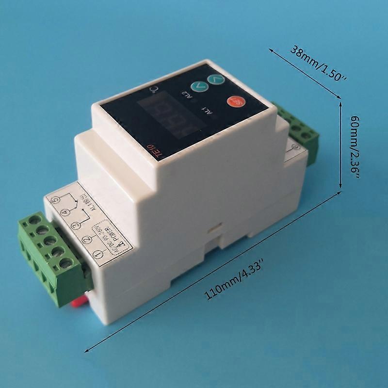 AC90~260V Din Rail Thermostat 2 Way Relay Output Temperature Alarm Controller | Fruugo UK