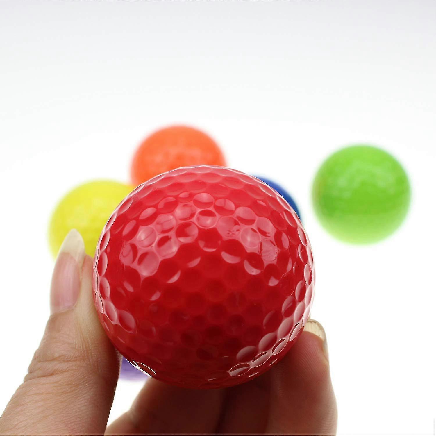 12pcs Mixed Colored Golf Ball, Driving Range Golf Balls,golf Practice ...