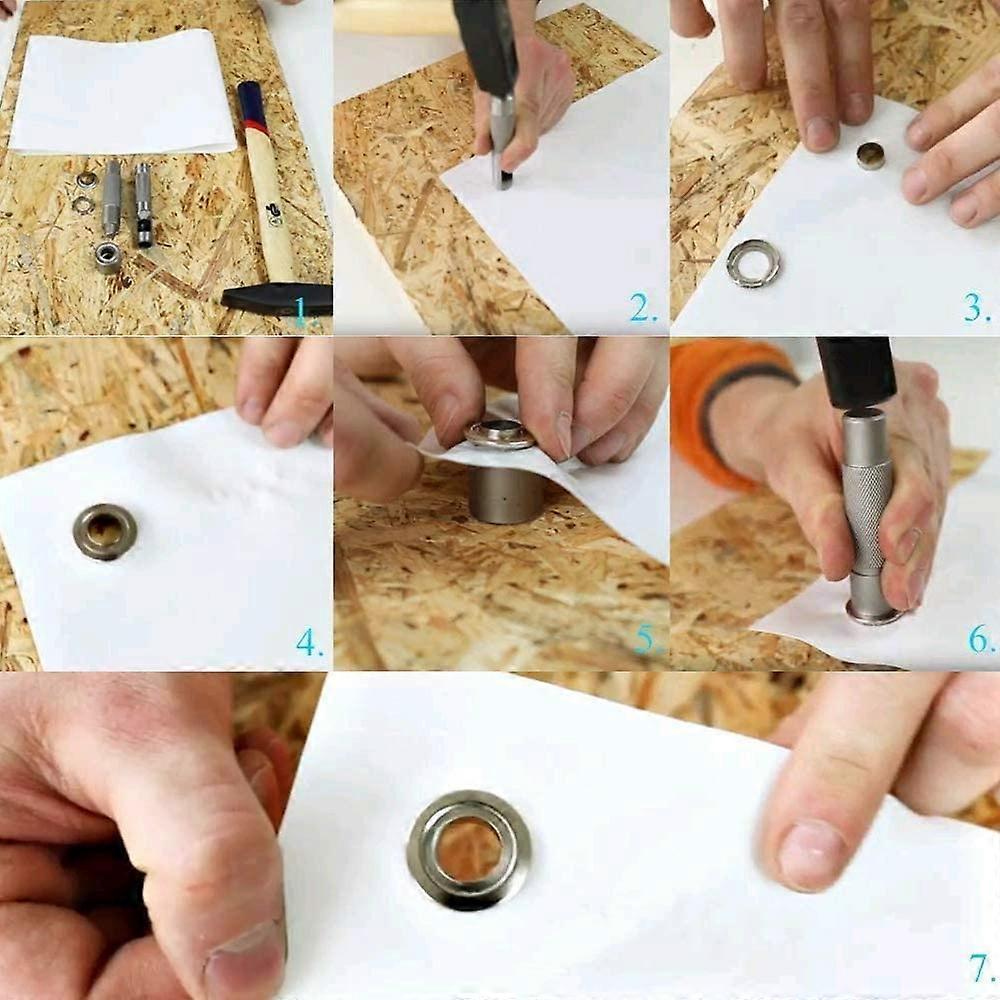 Grommet Kit Eyelets Tools Metal Grommet Eyelet Kit with Grommet Tools ...