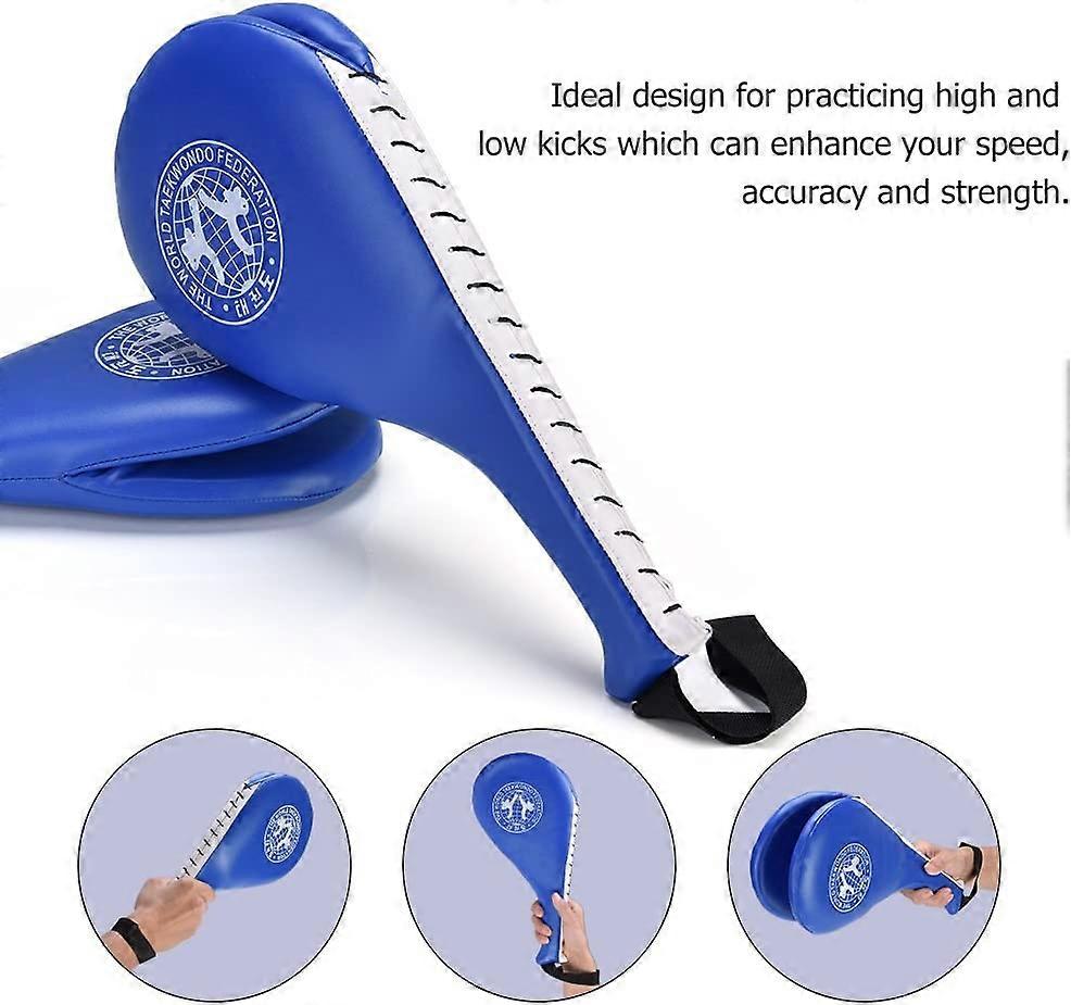 1 Pair Target Taekwondo Pad Double Paddles Strike Racket for Tae Boxing ...