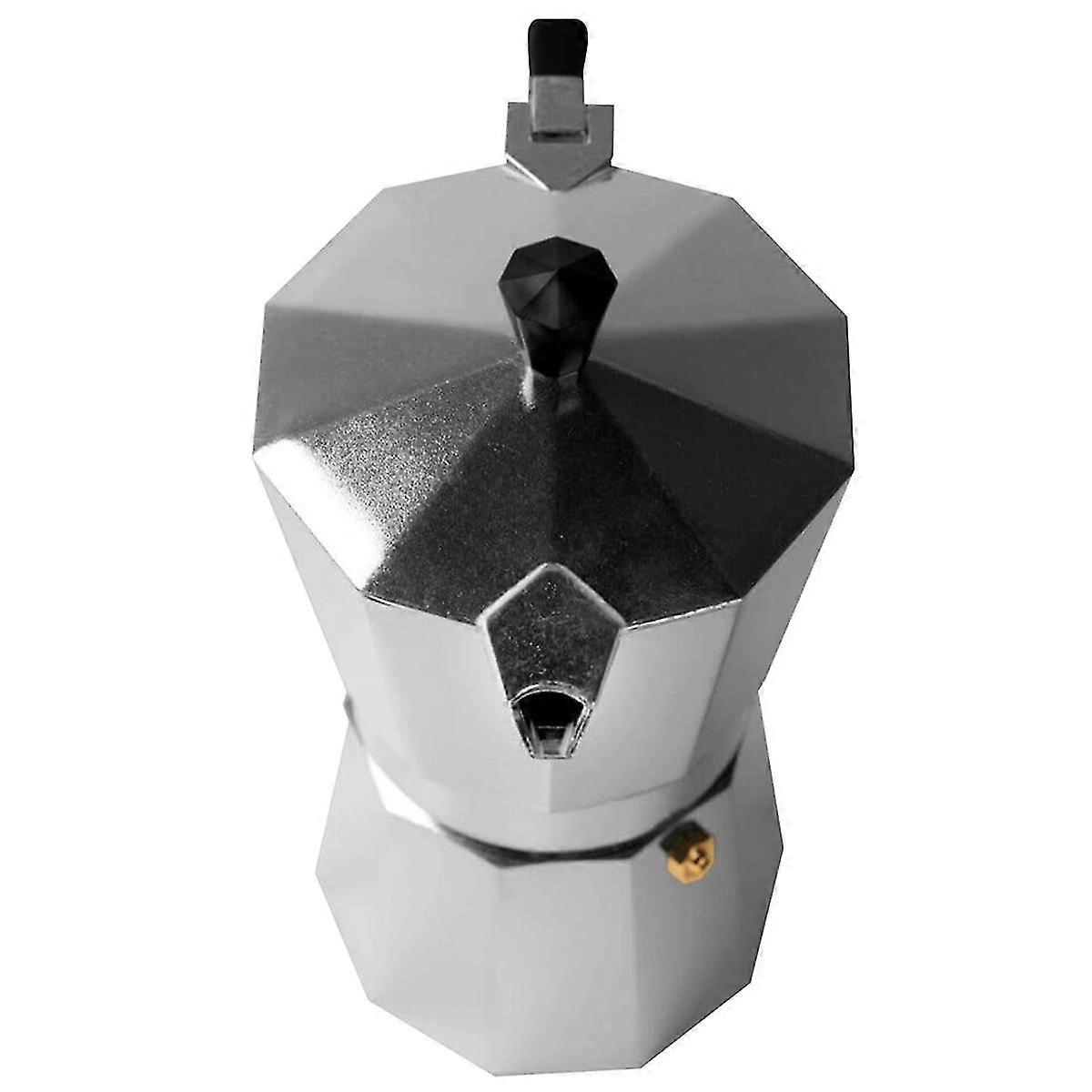 Italian Aluminum Moka Pot European Coffee Equipment Octagon Moka Coffee ...