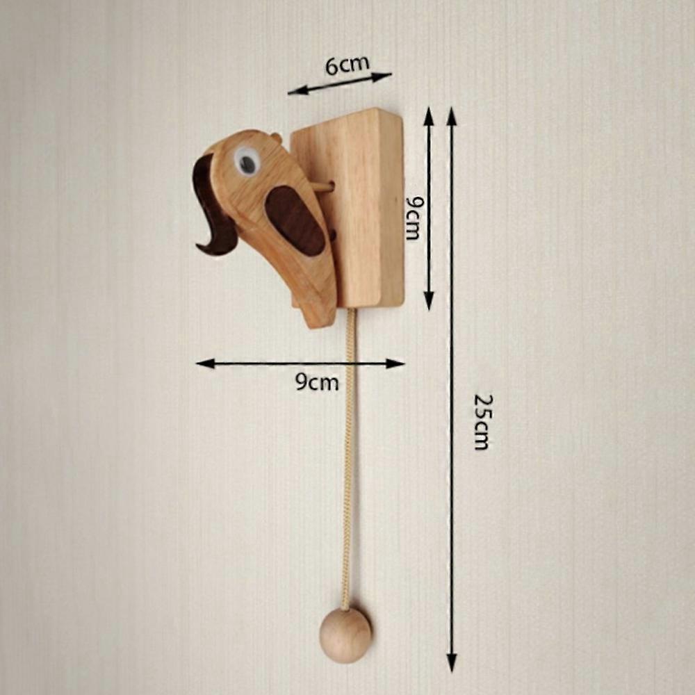 Wooden Woodpecker Knockers Door Bell, Handmade Creative Woodpecker ...