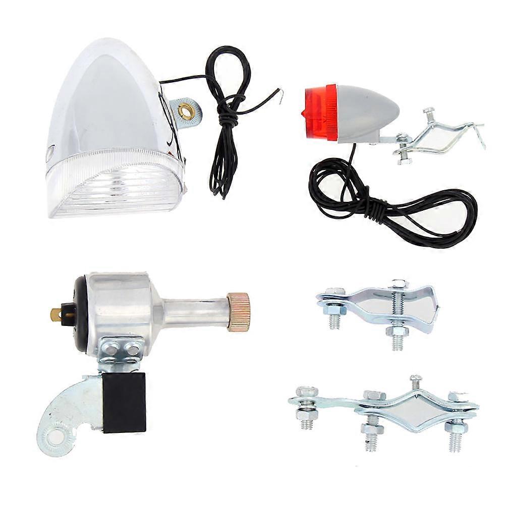 Bicycle Friction Generator Light Set, Durable and Convenient Bike Front ...