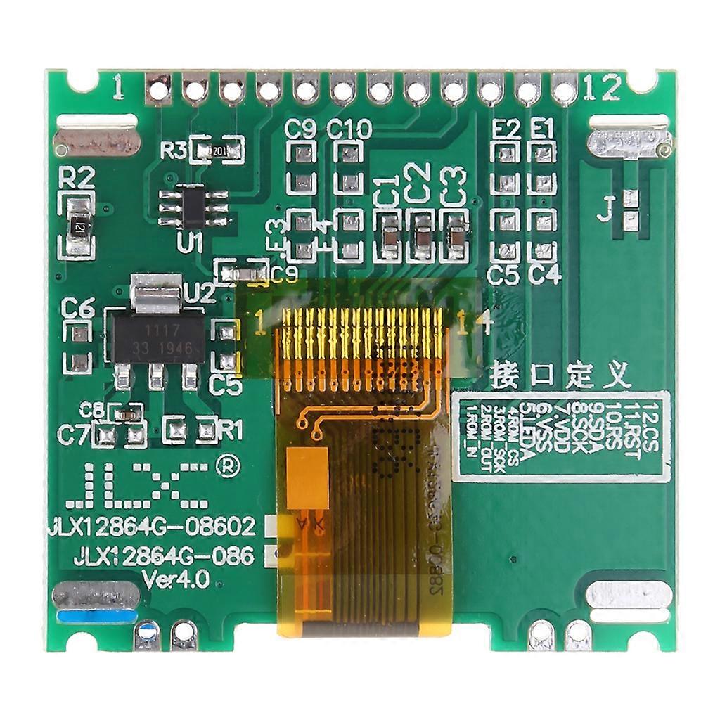 12864 128X64 Serial SPI Graphic COG LCD Module Display Screen Build-in LCM | Fruugo UK