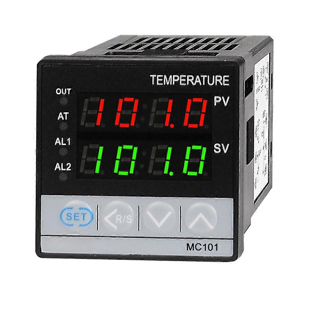 2in1 Relay + SSR Output PID Thermostat / 85~265VAC Temperature Controller Meter Indicator for ...
