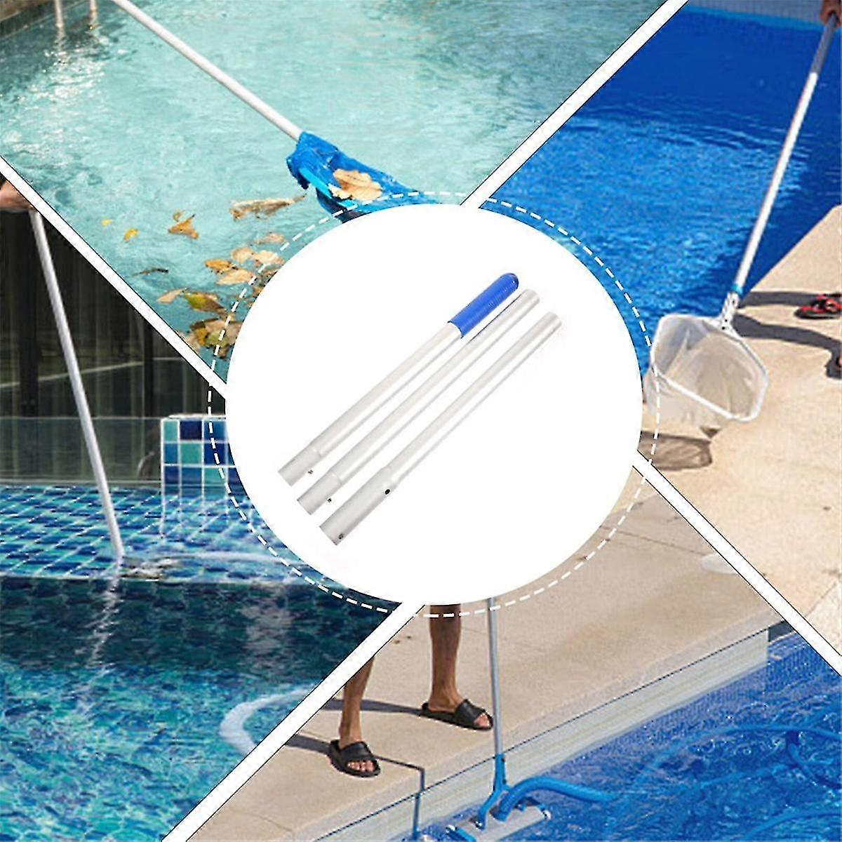 Fish Basket Pole Swimming Pool Fishing Rod Metal Pool Brush Skimmer For ...