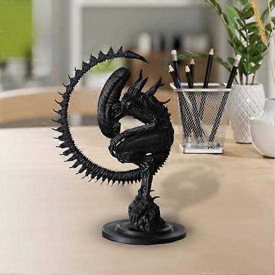 Alien Statue 3D Printed Resin Horror Creature Figure Ornament 6-inch ...