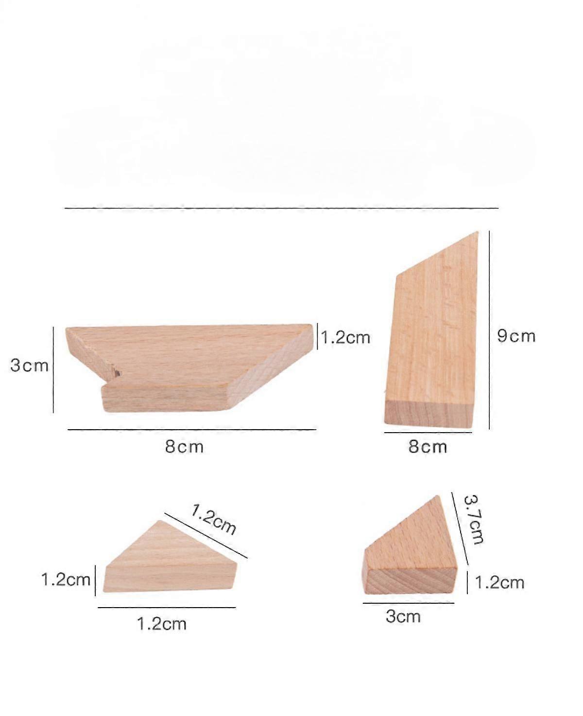 Tangram Puzzle for Adults -Teens - Deluxe Japanese Crayon Puzzle Box ...
