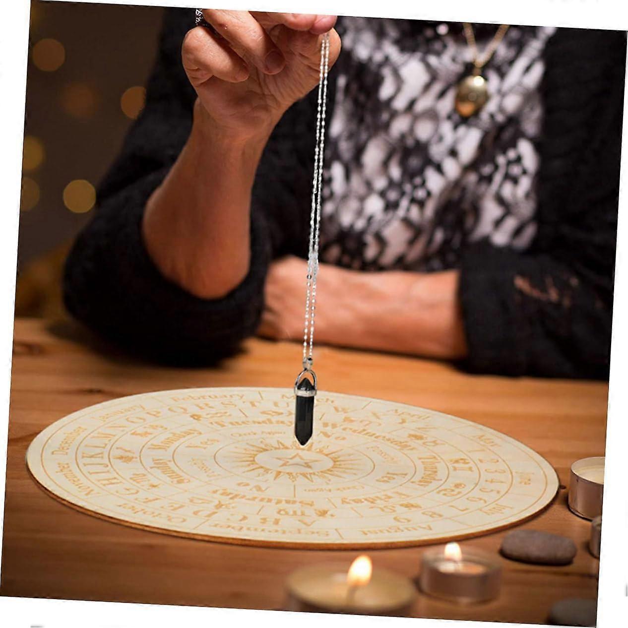 Wood Pendulum Board Mystical Divination Board for Home and Parties ...