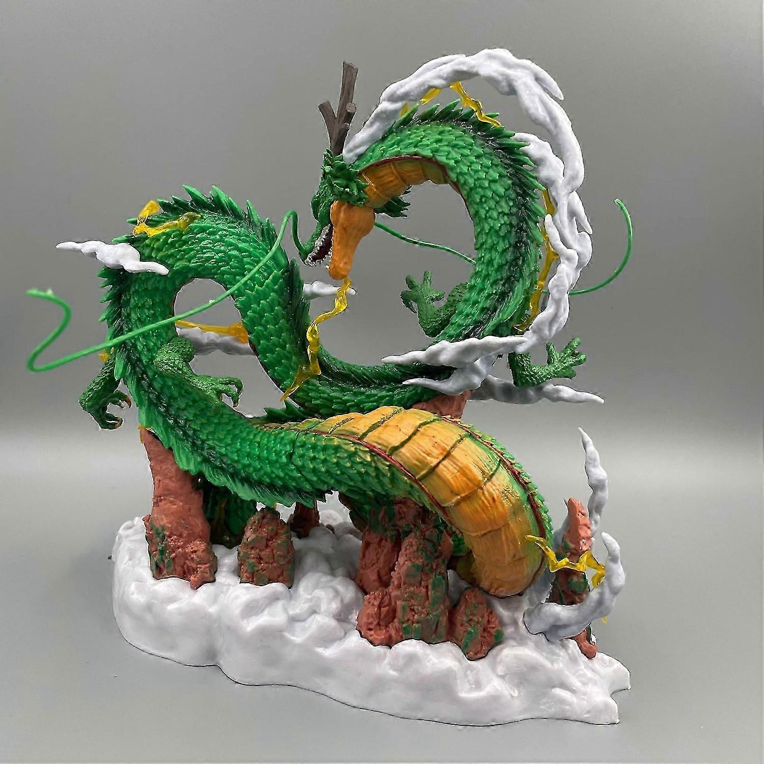 24 cm Dragon Ball Anime Figur Shenron Figur Goku And Shenron Figurine ...