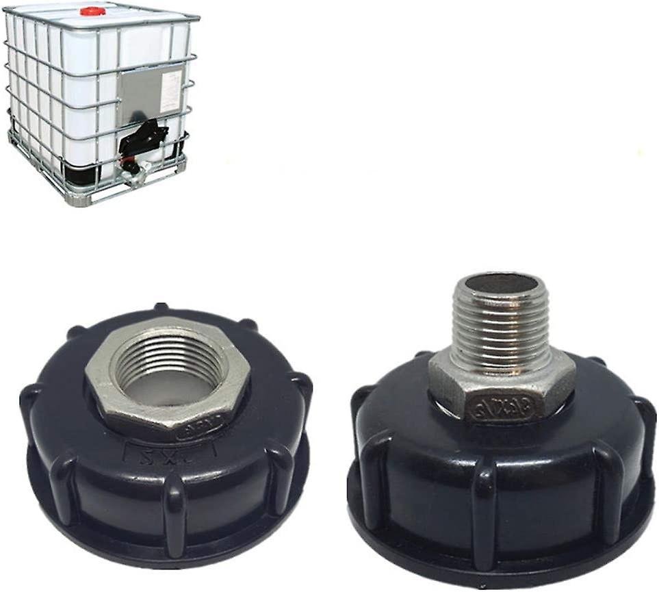 1000l Ibc Container Adapter Tote Tank Drain Adapter Stainless Steel ...