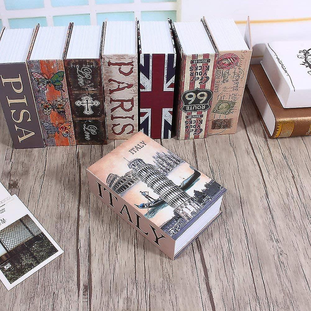 Book Safe Box,portable Hidden Security Book Storage Case With Key Lock ...