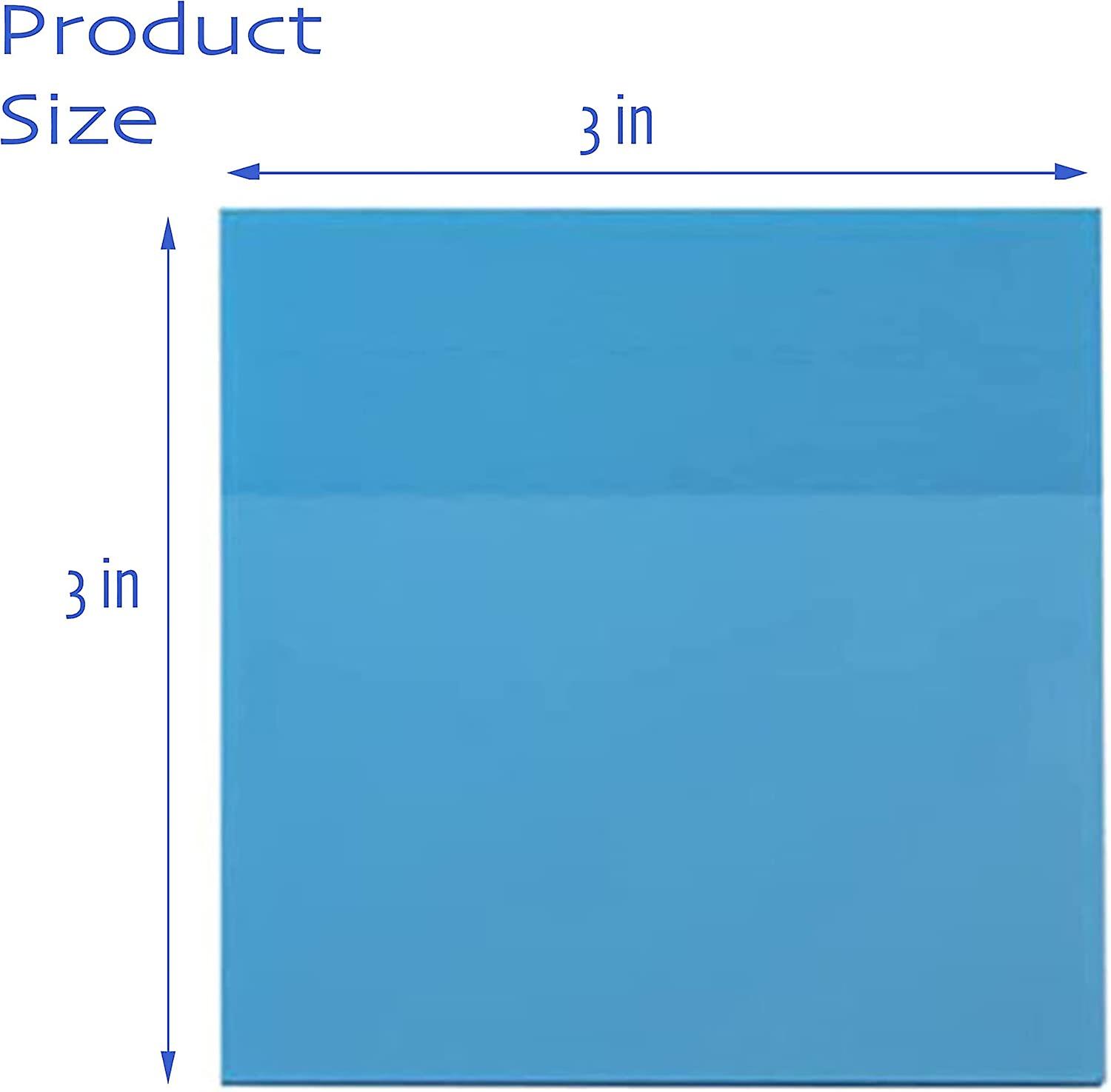 Transparent Sticky Notes Set 6 Packs Clear Solid Colors Translucent ...