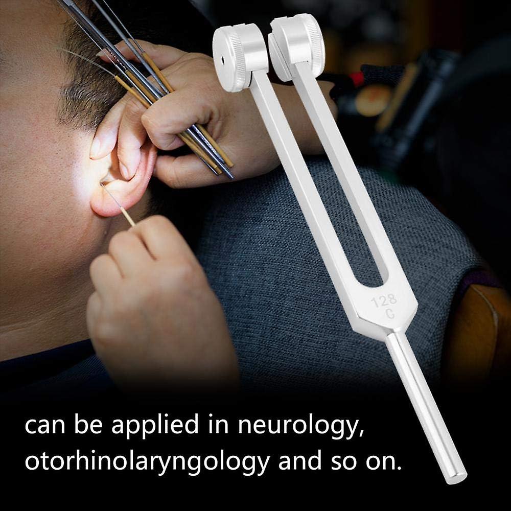 Health Gear 128hz Tuning Fork With Hammer, Aluminum Alloy Medical ...