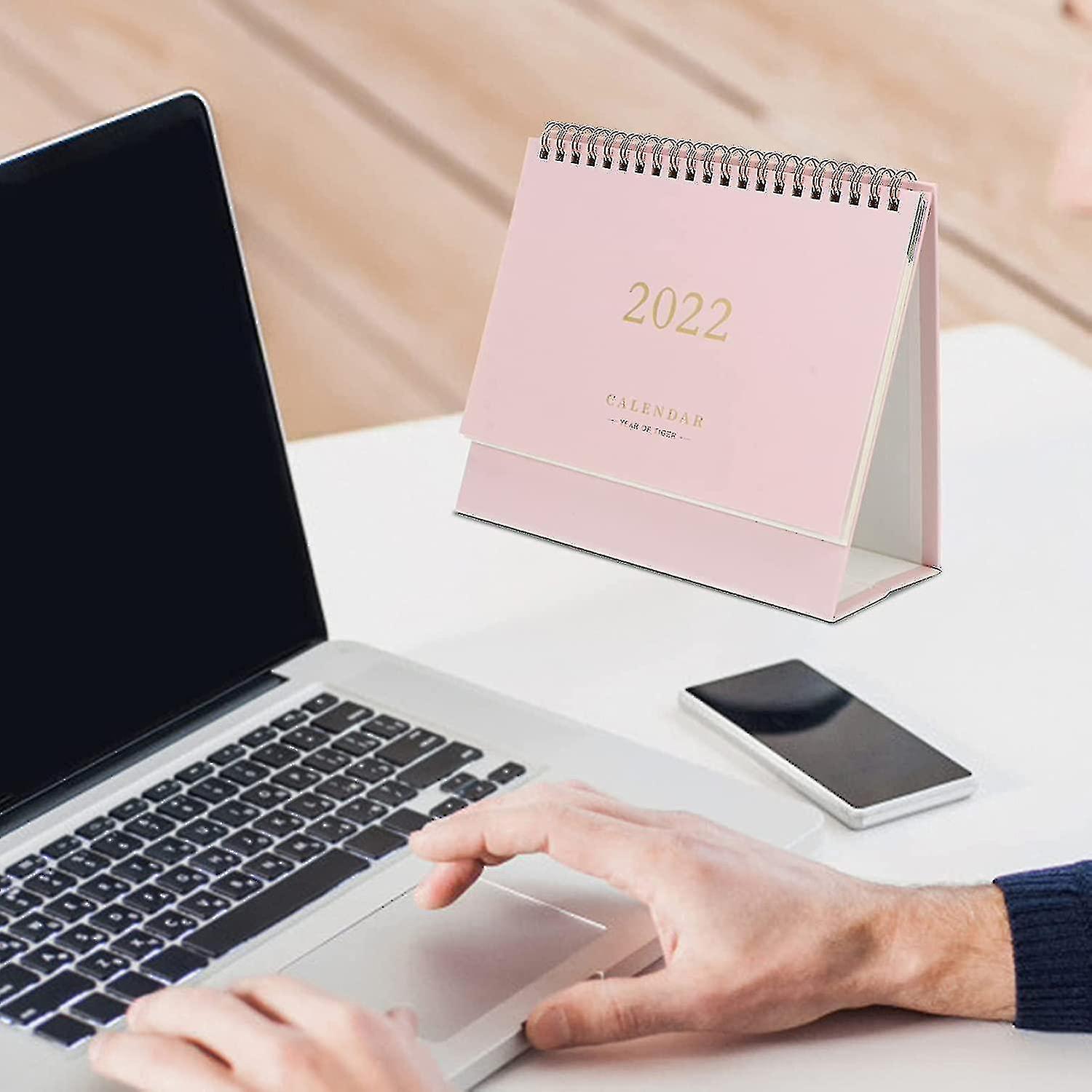 2022 Desk Calendar Monthly Stand Up Calendar Standing Flip Calendar ...