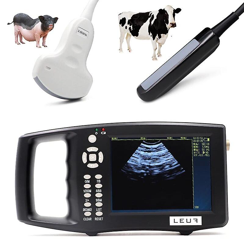 5.6 Inch Lcd Screen Portable Veterinary Ultrasound Scanner Cattle Cow ...