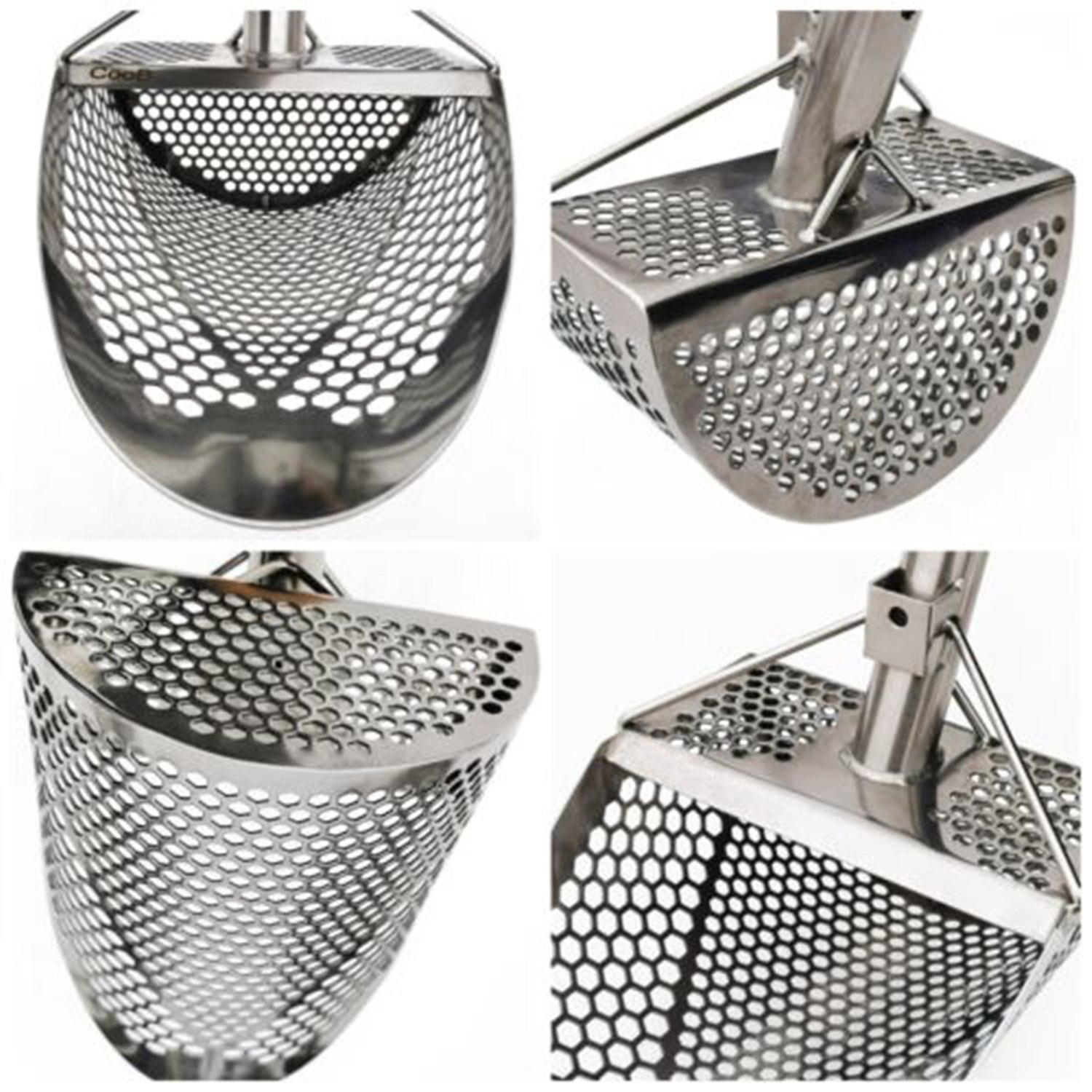 Stainless Steel Beach Sand Scoop - Metal Detector Sifting Tool | Fruugo UK