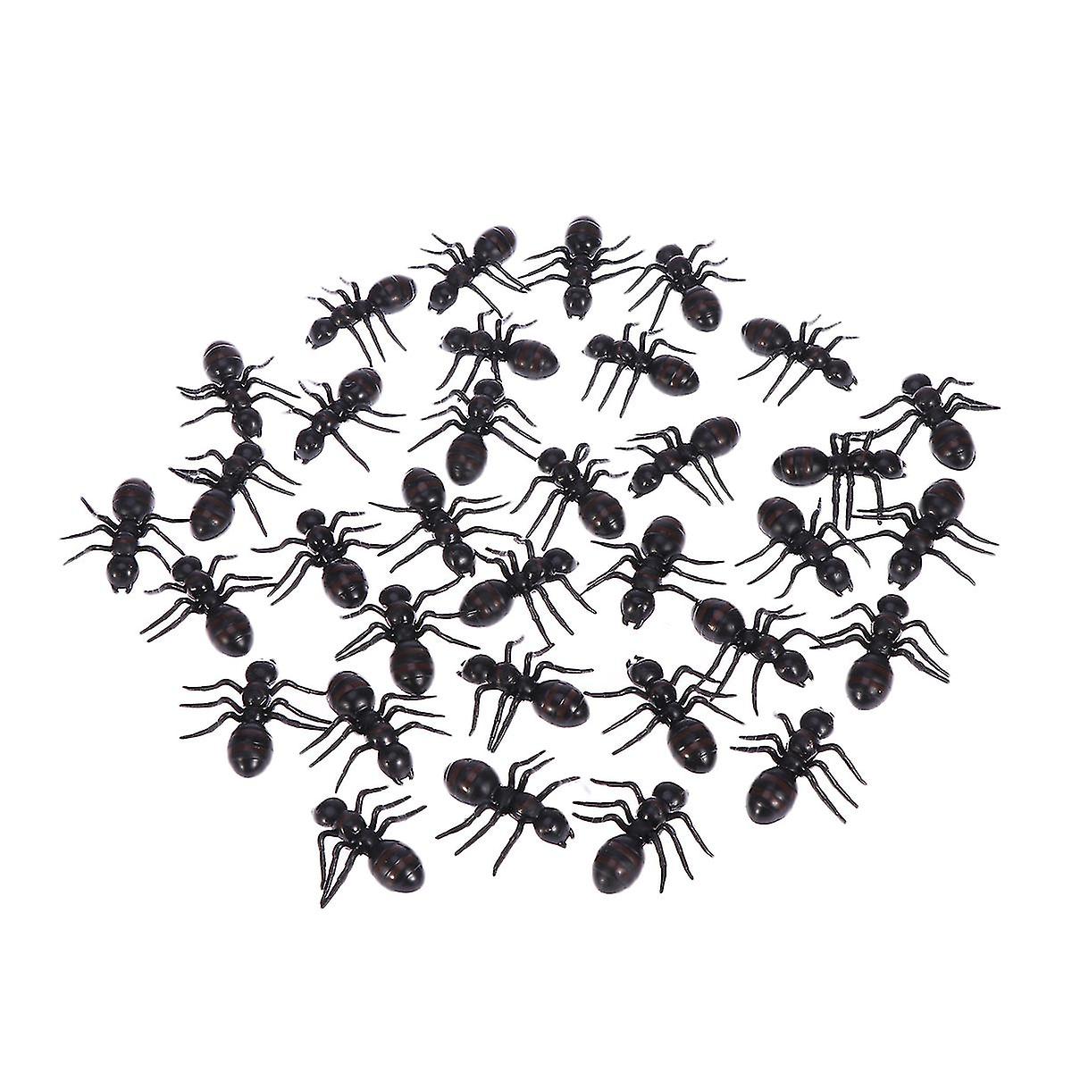 30 Pcs Plastic Animals Figures Trick Ant Lifelike Ant Model Fake Big ...
