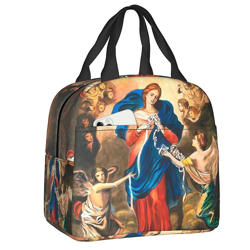 Our Lady Of Fatima Virgin Mary Insulated Lunch Box For Women Thermal ...