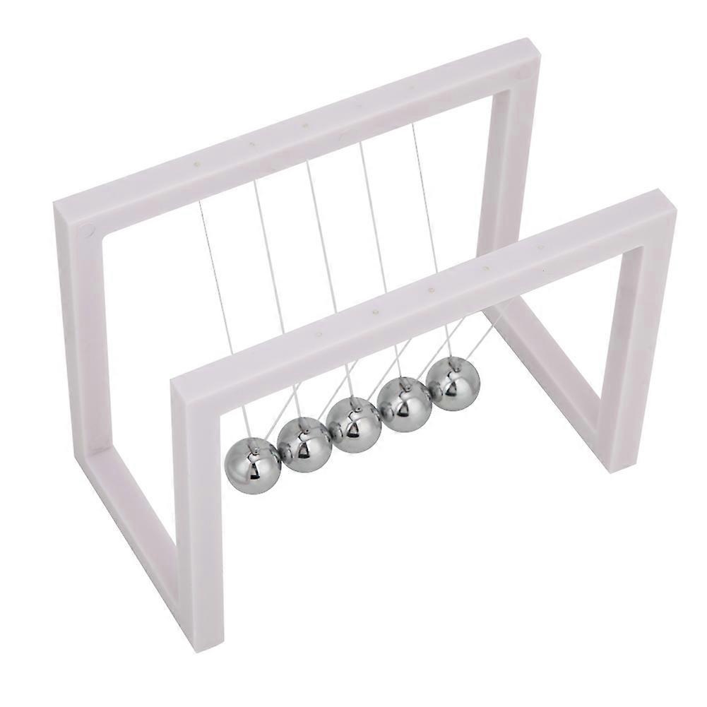 White Pendulum Balls Home Office Desk Decorative Ornament Physical ...