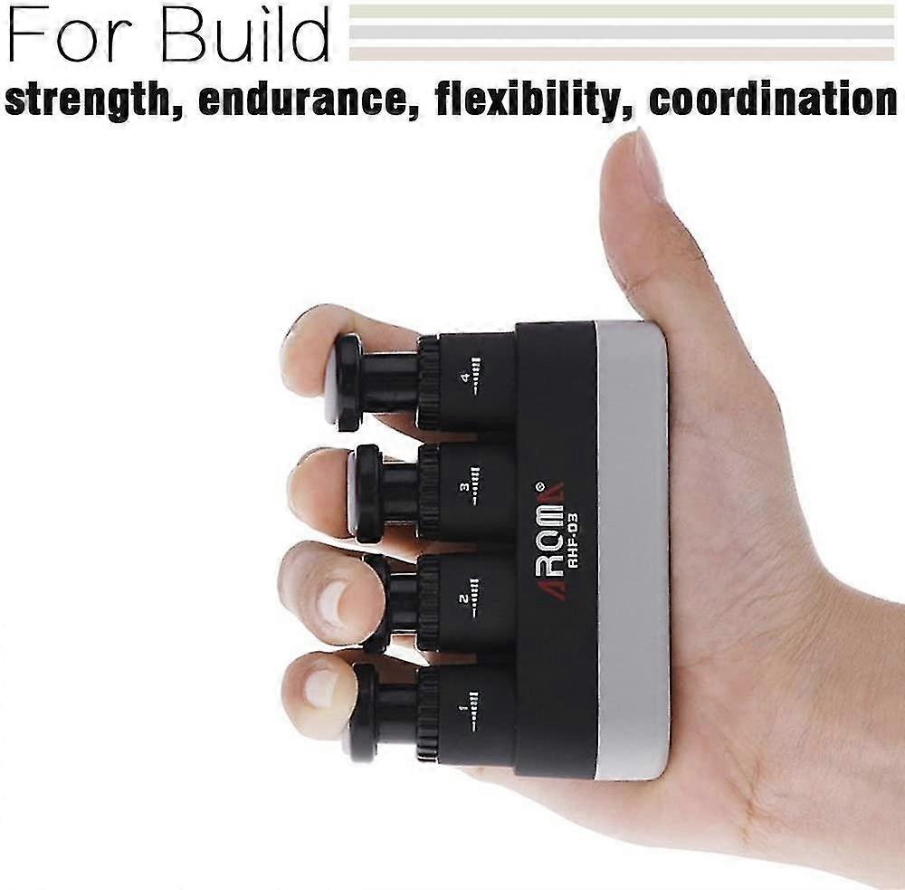 Finger Strengthener,4 Tension Adjustable Hand Grip Exerciser Ergonomic ...