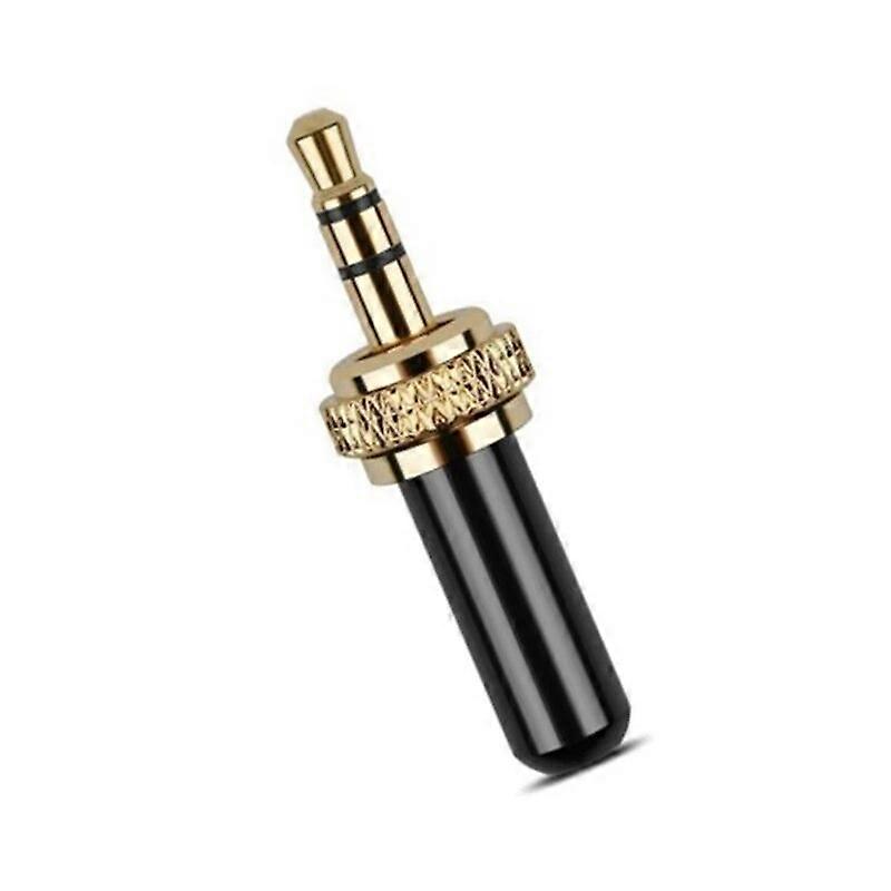 5Pcs 35Mm Plugs Metal Connector Mini 35Mm Screw Lock Stereo Jack Plug ...