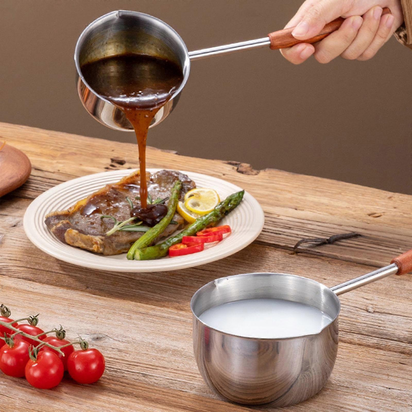 Hot Oil Pan Multipurpose Stainless Steel Melting Pot for Kitchen Home ...