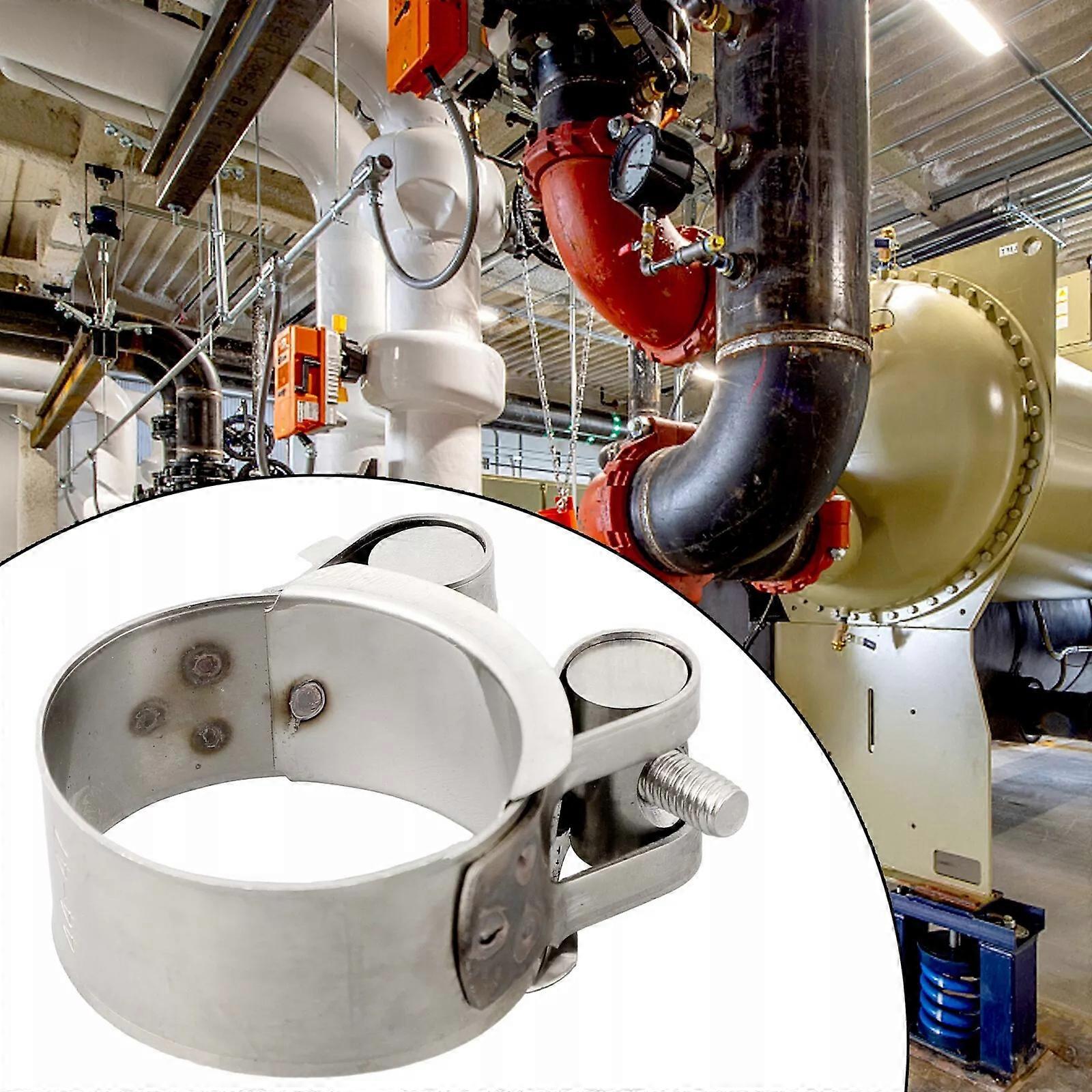 Heavy-Duty Stainless Steel T-Bolt Exhaust Clamp - Hose Pipe Clamp for ...