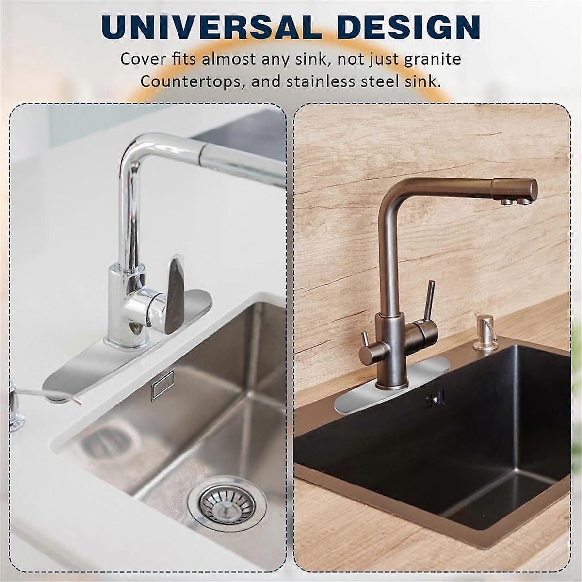 Faucet Deck Plate,10Inch Cover Plate for Faucet Holes Kitchen Faucet ...