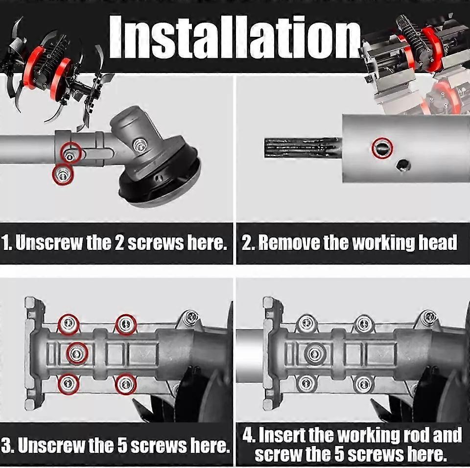 Cultivator Tool Wheel - Universal Precision Alloy Lawnmower Accessory ...