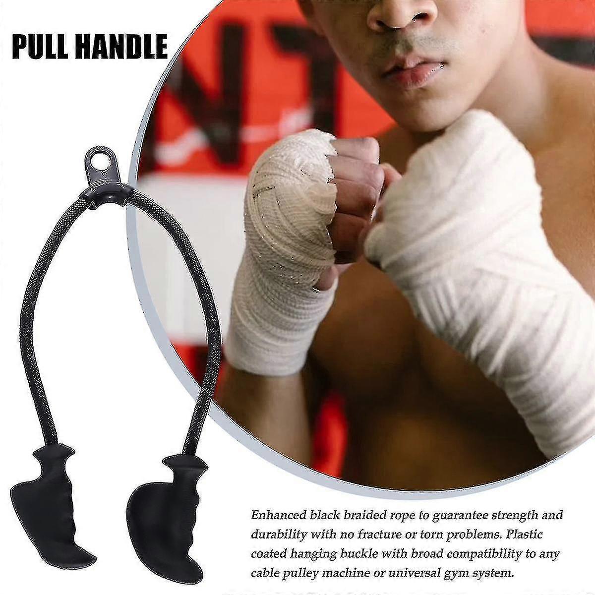 Ergonomic Triceps Rope Pull Down With Anti-slippery Natural Rubber Grip ...