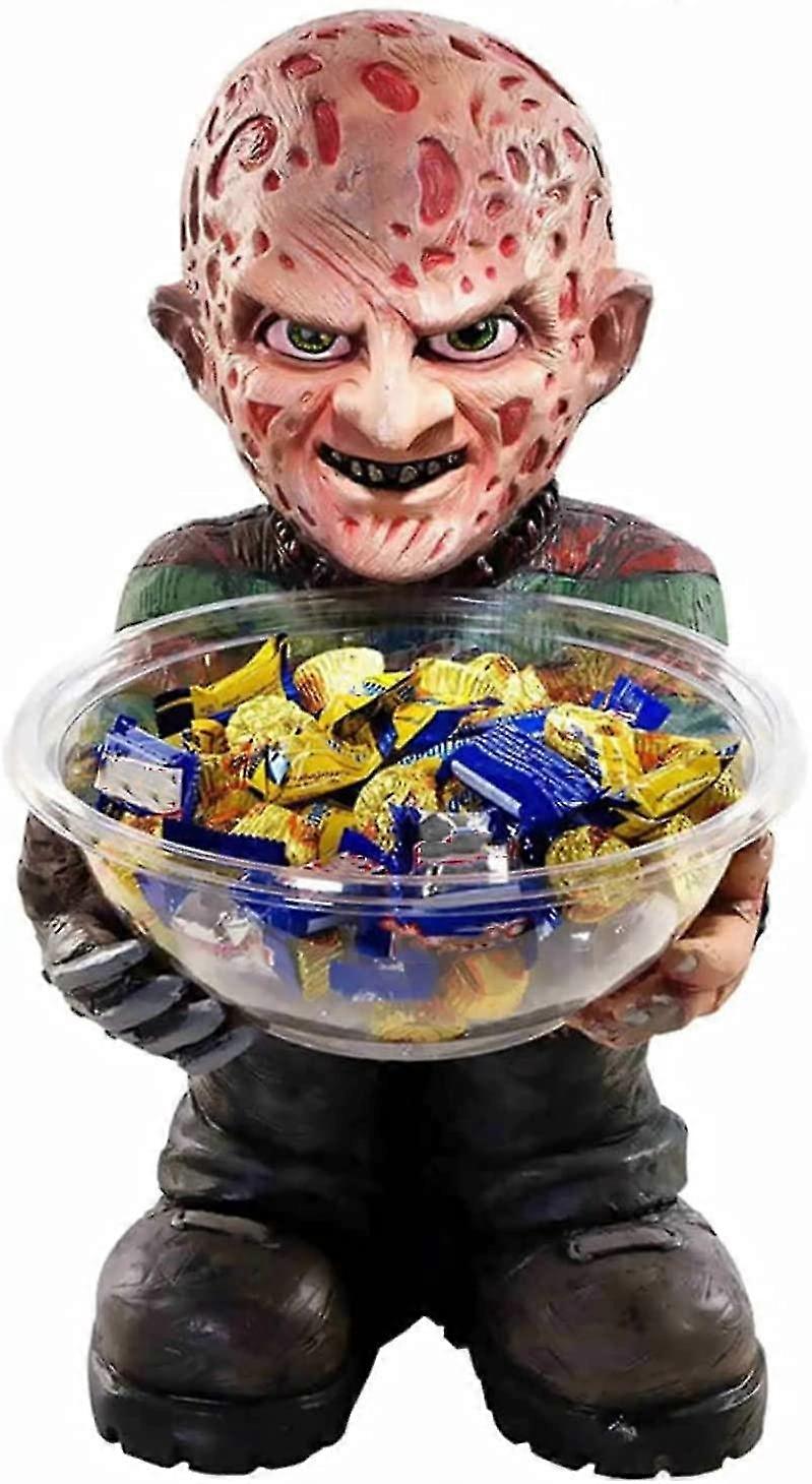 Halloween Candy Bowl Stand, Freddy Krueger Candy Bowl Stand, Fun Candy ...
