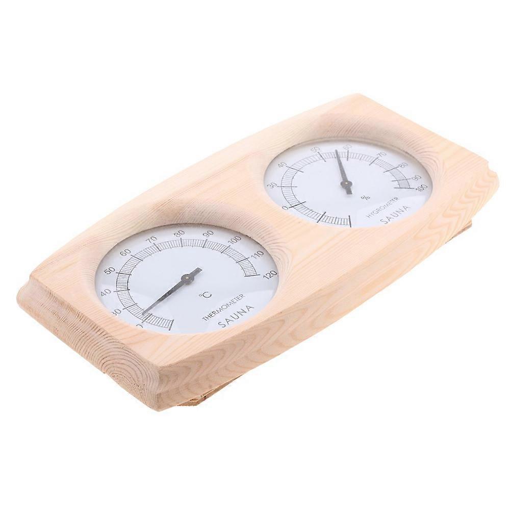 Digital Hygrometer Steam Hygrometer Humidity Temperature Meter Wooden ...