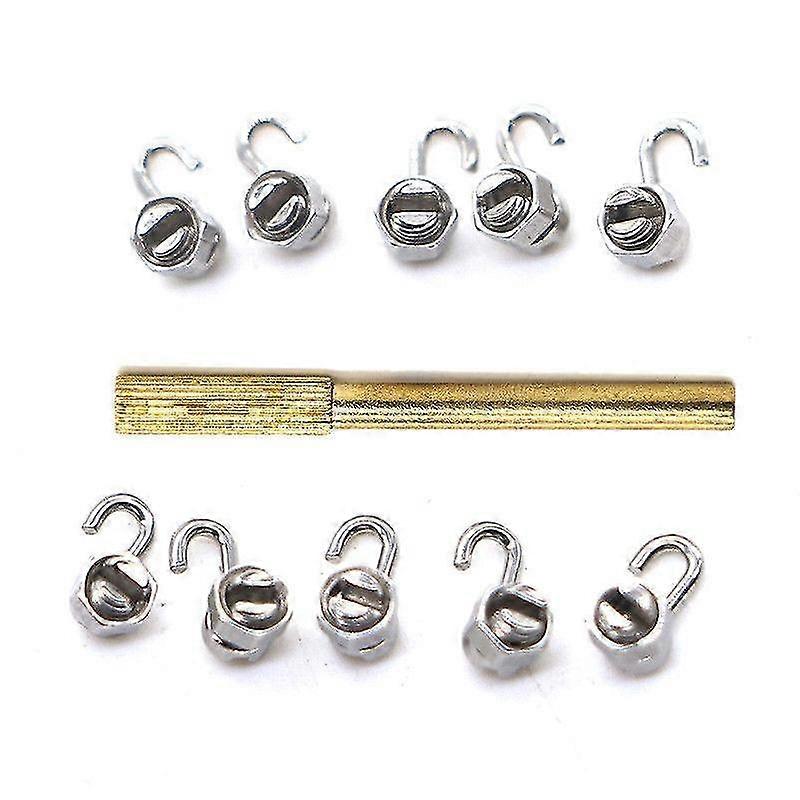 10 Pcs Orthodontic Dental Crimpable Hook Stops Lock Left Amp; Right ...
