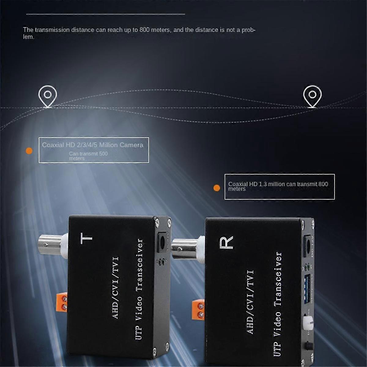 1 Channel Active Video Balun for CCTV Camera Twisted Pair Transmitter ...