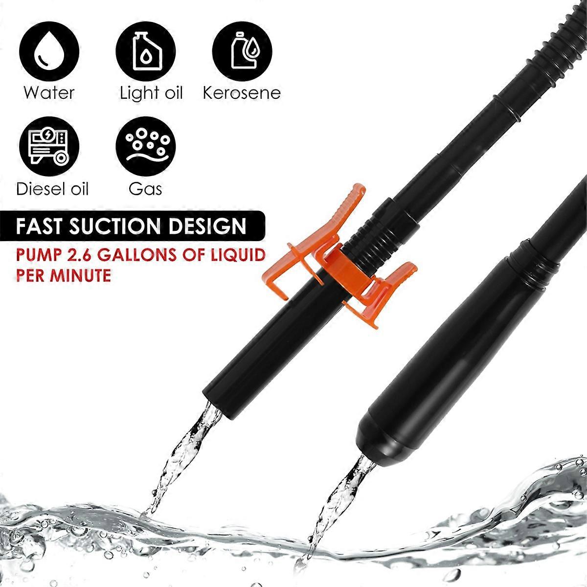 Portable Transfer Pump Battery Operated Electric Siphon Pump 2.2 ...