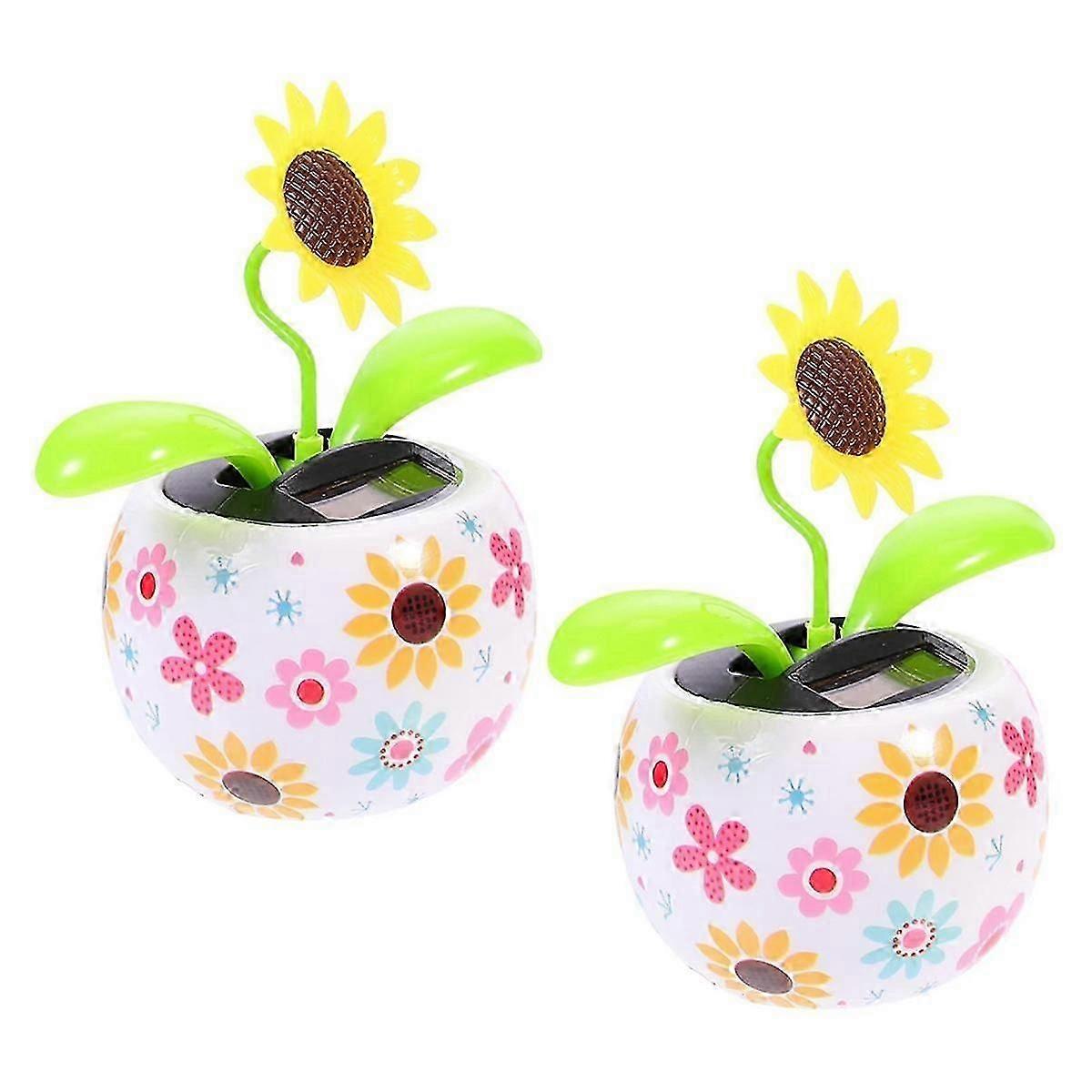 2025 New Sunflower Solar Dancing Flower Solar Toys Solar Powered ...